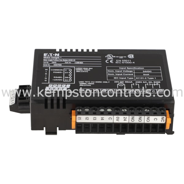Eaton C441Q EATON MI PROFIBUS COMM MODULE 24 VDC W/ 4IN 2OUT IO ...