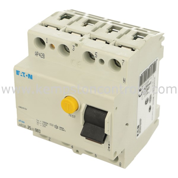 Eaton Moeller MRCM-25/4/003 MOELLER RCCB 25A 4POLE 30MA AC-TYPE ...