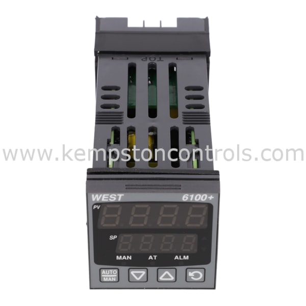 West P6100-131100010 WEST TEMPERATURE CONTROLLER, 1/16 DIN, INPUT: RTD/MV, OUTPUT: 0-10VDC/RELAY ...