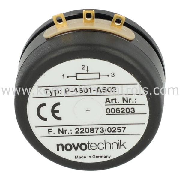 Novotechnik P-4501-A502 NOVOTECHNIK ROTARY SENSOR POTENTIOMETER, IP40 ...