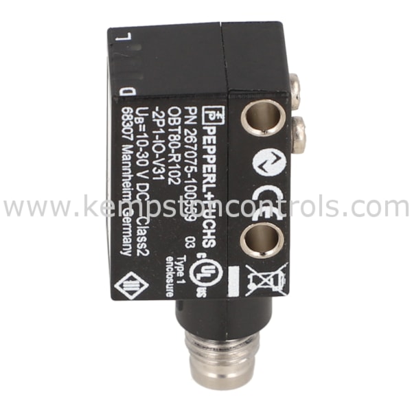 Pepperl + Fuchs OBT80-R102-2P1-IO-V31 PEPPERL + FUCHS TRIANGULATION SENSOR WITH BACKGROUND ...