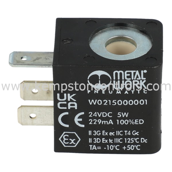 Metal Work Pneumatic W0215000001 METAL WORK COIL SIDE 22 Ø 8, 5W24 VDC ...