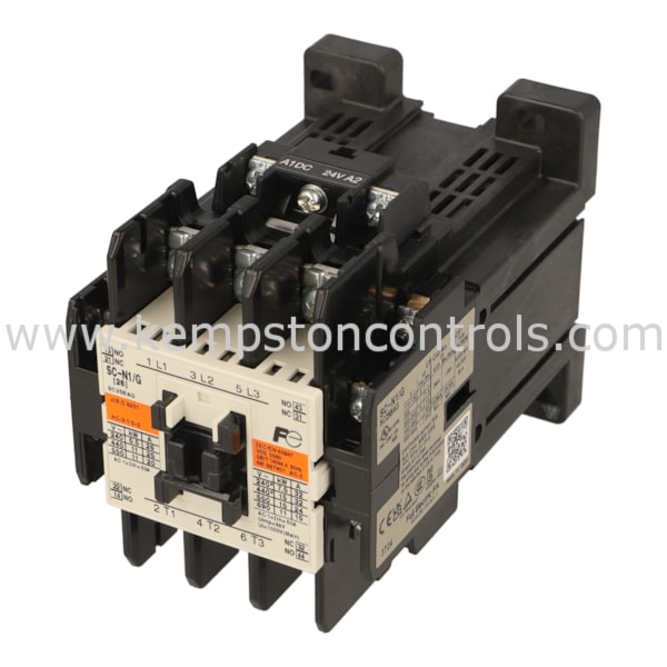 Fuji SCN1/G/24 SC-N1/G DC 24V CONTACTOR 2N/O+2N/C AUX (15KW AC3 380/440V) | Kempston Controls
