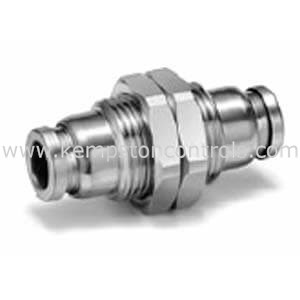 SMC KQB2E06-00 SMC KQB2E-00, METAL ONE-TOUCH FITTING, BULKHEAD UNION ...