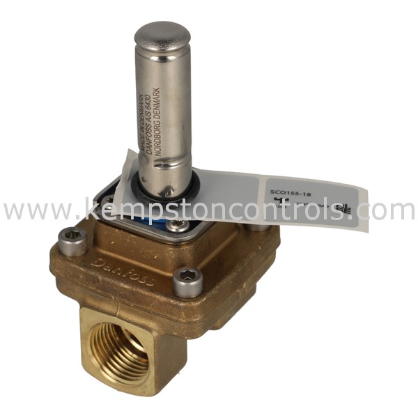 Danfoss 132U2453 DANFOSS SOLENOID VALVE, EV250BW, SINGLE FLOW, ECO BRASS, N/O, 1/2, EPDM, 2/2 ...