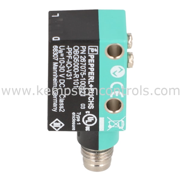 Pepperl + Fuchs OBG5000-R101-PPF-IO-V31 PHOTOELECTRIC SENSOR, RETROREFLECTIVE, 5M RANGE, PUSH ...