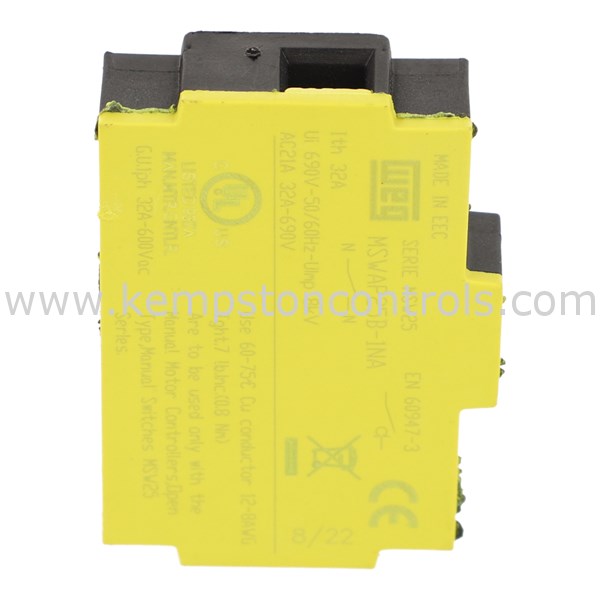 WEG MSW AP25-B-1 NA WEG CONTACT BLOCK, NEUTRAL POLE, 1 NO CONTACT, BASE ...