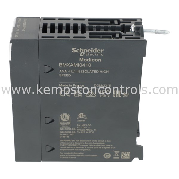 Schneider BMXAMI0410 SCHNEIDER ANALOGUE INPUT MODULE M340 4 INPUTS HIGH ...