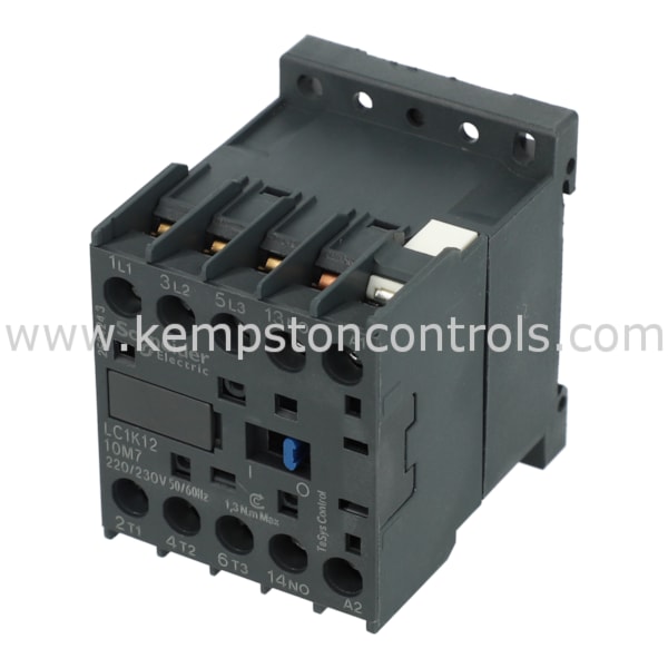 Schneider LC1K1210M7 SCHNEIDER CONTACTOR, 3 POLE, 220-230VAC COIL, 20A, 4KW, 1NO, AC-3/AC-3E ...