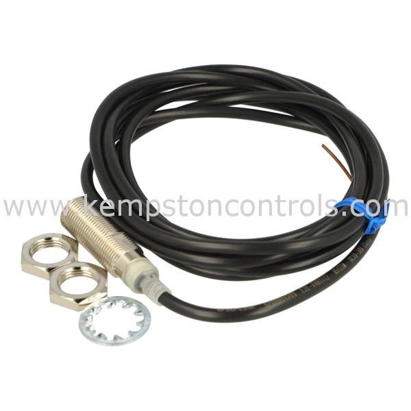 Omron E2E-X4B1T12 2M OMRON INDUCTIVE SENSOR, M12, 4MM RANGE FLUSH, PNP NO, 2M CABLE, IO-LINK ...