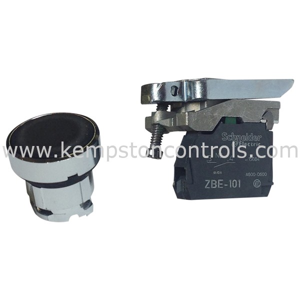 Schneider XB4BA21 SCHNEIDER PUSHBUTTON FLUSH SPRING RETURN 1NO ...