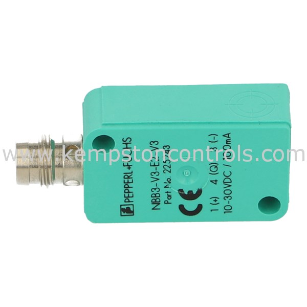 Pepperl + Fuchs NBB3-V3-E2-V3 PEPPERL+FUCHS INDUCTIVE SENSOR, 37X16X10MM, 3MM RANGE FLUSH, PNP ...