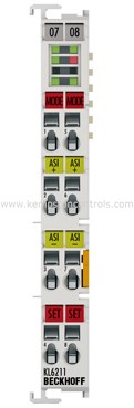 Beckhoff KL6211 BECKHOFF AS-INTERFACE MASTER TERMINAL WITH POWER CONTACTS | Kempston Controls