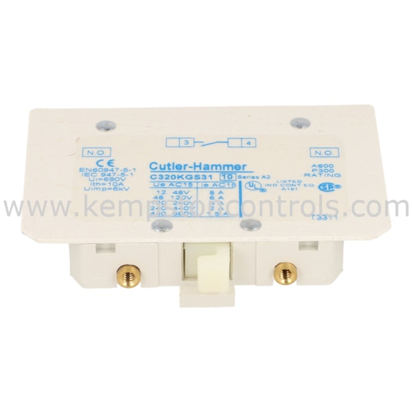 Eaton C320KGS31 EATON BASE MOUNT N.O AUX BLOCK LENGTH: 101.6MM WIDTH ...