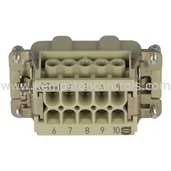 HARTING 09 33 010 2601 HARTING INSERT 10PIN EARTH 500V 16AMP HAN E 10 POS. M INSERT SCREW ...