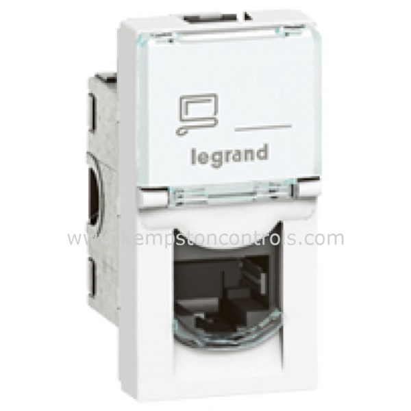 Legrand 572306 LEGRAND CONNECTOR, RJ45 SOCKET ARTEOR, CATEGORY 6A STP, 9 CONTACTS, 1 MODULE ...