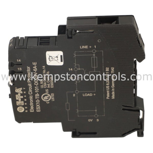 E-T-A Engineering Technology ESX10-TB-101-DC24V-6A-E E-T-A ELECTRONIC CIRCUIT PROTECTOR, WITH ...