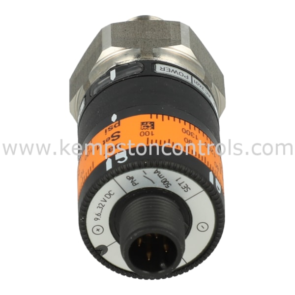 IFM PK5522 IFM PRESSURE SWITCH, 0-100 BAR RANGE, M12X1 MALE, G 1/4 ...