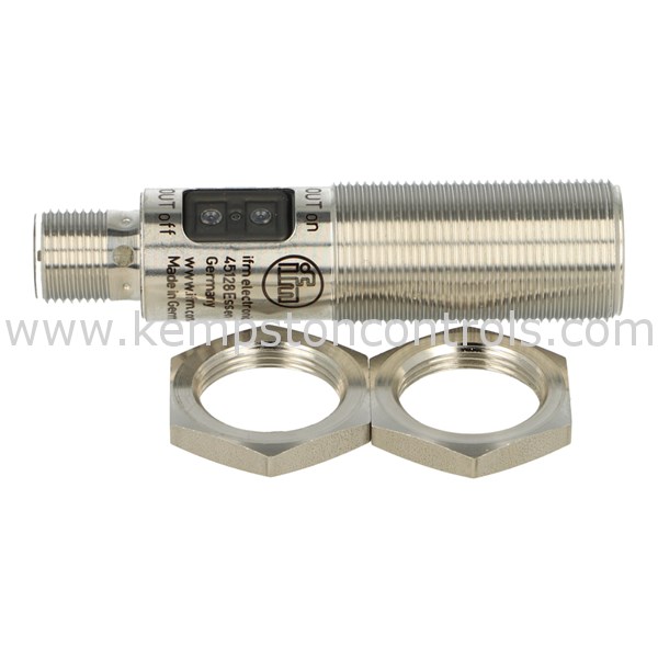 IFM OGH500 IFM PHOTOELECTRIC SENSOR, DIFFUSE, BGS, M18, 15-300MM RANGE ...