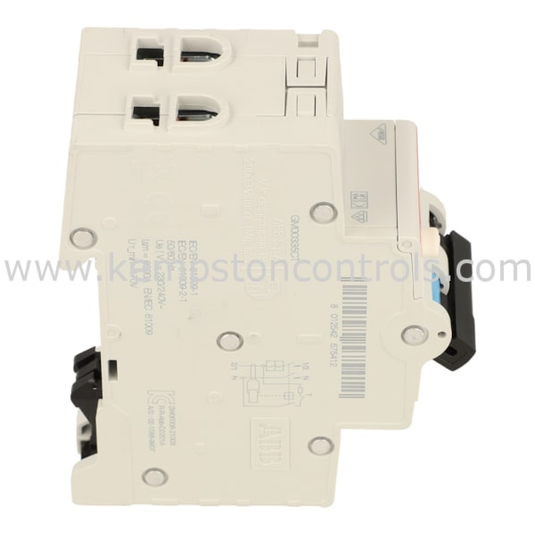 ABB 2CSR275180R1205 ABB RCBO, 20A, 230/240VAC, 10KA, 1+N, A TYPE, B TRIPPING CHARACTERISTIC ...