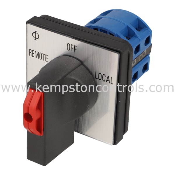 Kraus and Naimer CA20.A211.*EGF.GB21 KRAUS & NAIMER CHANGEOVER SWITCH, 2 POLE, 3 POSITION, 25A ...