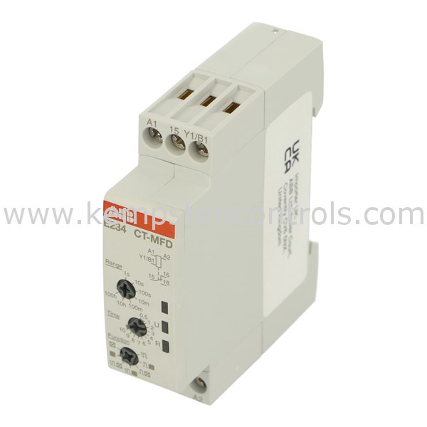 ABB 1SVR500020R0000 ABB TIME RELAY, 0.05S-100H, 24-240VAC, MULTIFUNCTION, 1C/O, SCREW TERMINALS ...