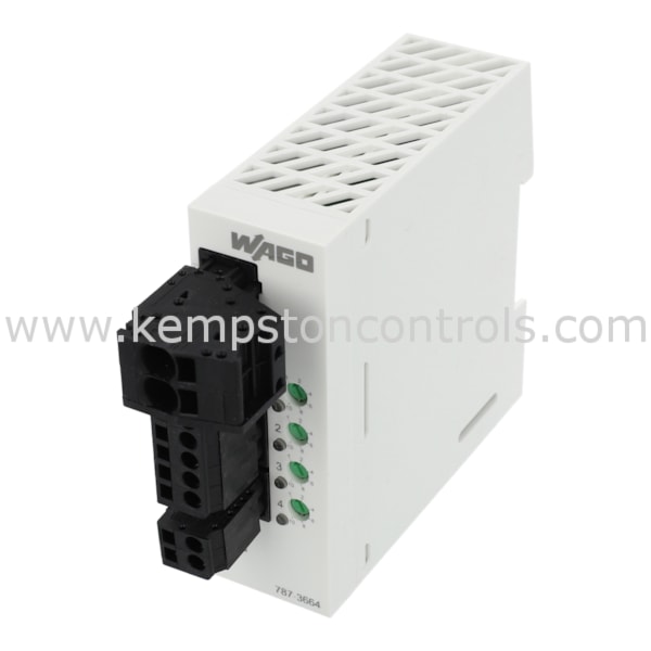 WAGO 787-3664 WAGO ELECTRONIC CIRCUIT BREAKER, 4-CHANNEL, 24VDC INPUT ...