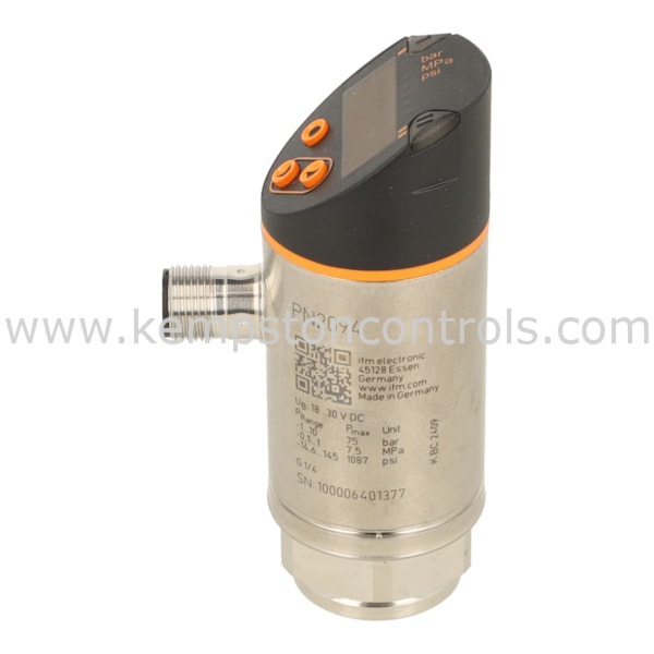 IFM PN2094 IFM PRESSURE SENSOR WITH DISPLAY, -1 TO 10 BAR RANGE, G1/4 ...