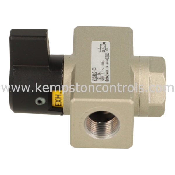 SMC VHS400-03 SMC VHS*0_, 3 PORT HAND VALVE, METRIC | Kempston Controls