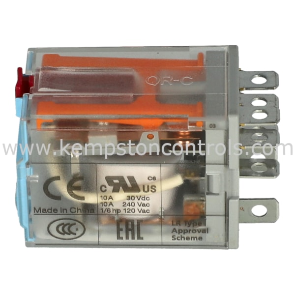 Releco C7A2024A RELECO 8-PIN, MINIATURE RELAY, 2-POLES, 24VAC, FASTON | Kempston Controls