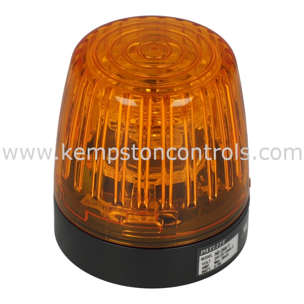 Patlite NE-24A-Y PATLITE SIGNAL BEACON, AMBER, CONTINUOUS, 24VDC, 56MM ...