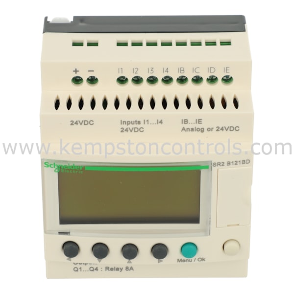 Schneider SR2B121BD SCHNEIDER COMPACT SMART RELAY, ZELIO LOGIC, 24VDC ...