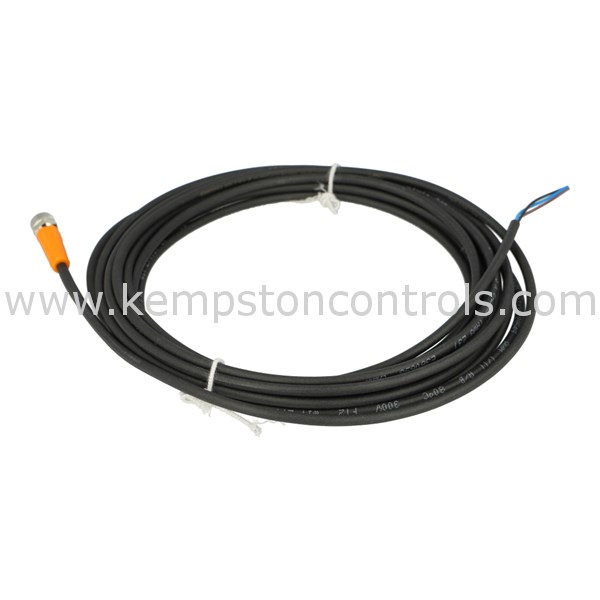 IFM EVC142 IFM CONNECTOR CABLE, M8, FEMALE, STRAIGHT, 3 PIN, 5M PUR ...