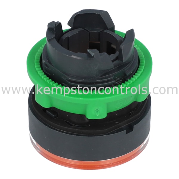 Schneider ZB5AW353 SCHNEIDER ORANGE FLUSH ILUMINATED PUSHBUTTON HEAD, 22MM, SPRING RETURN, PLAIN ...