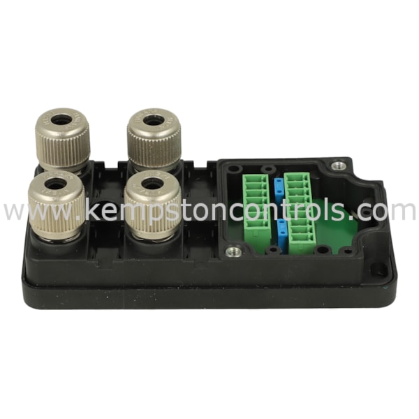 MURR 4927114 MURR PASSIVE-DI0° PLASTIC,4XM12,HARAX,CON. CAP WITH POTENT ...