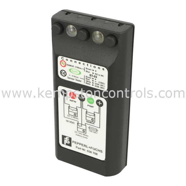 Pepperl + Fuchs ST 03 P+F SENSOR TESTER, ST 03, 3 CONNECTION TERMINALS ...