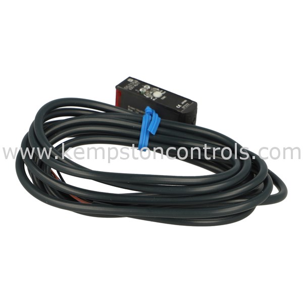 Omron E3S-AD11 OMRON PHOTOELECTRIC SENSOR, DIFFUSE, HORIZONTAL, 200MM RANGE, NPN, 2M CABLE ...