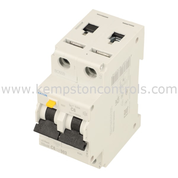 Moeller FRBMM-C6/2/003 MOELLER RCD/MCB COMBINATION, 6A, 30MA, TRIP ...