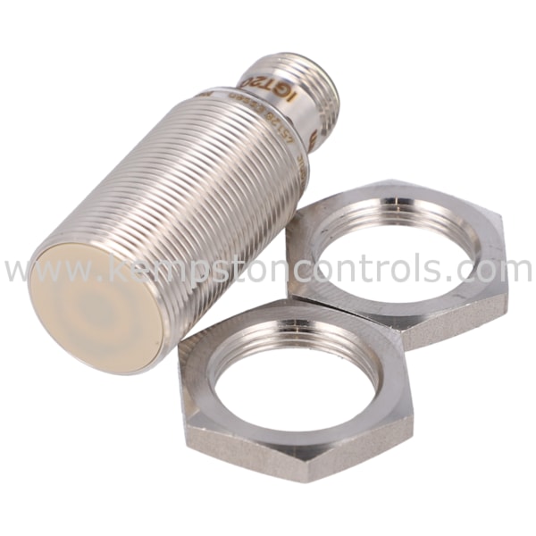 IFM IGT203 IFM INDUCTIVE SENSOR, M18, 8MM RANGE FLUSH, PNP NO, M12 CONNECTOR, STAINLESS STEEL ...
