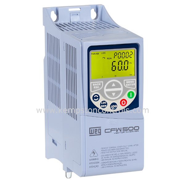 WEG CFW500/3PA/6.1 WEG FREQUENCY INVERTER, 400V, 3 KWATT | Kempston ...