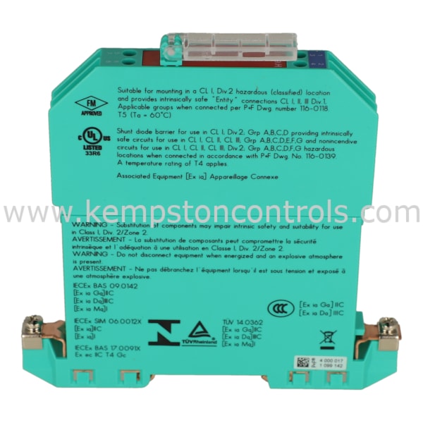 Pepperl + Fuchs Z 779.H P+F ZENER BARRIER | Kempston Controls