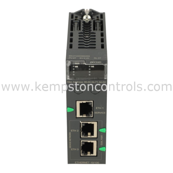 Schneider BMENOC0301 SCHNEIDER ETHERNET MODULE M580, 3-PORT ETHERNET ...