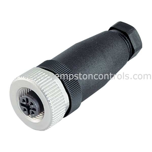 Binder 99-0430-07-04 BINDER M12 FEMALE CABLE CONNECTOR, CONTACTS: 3, 4. ...