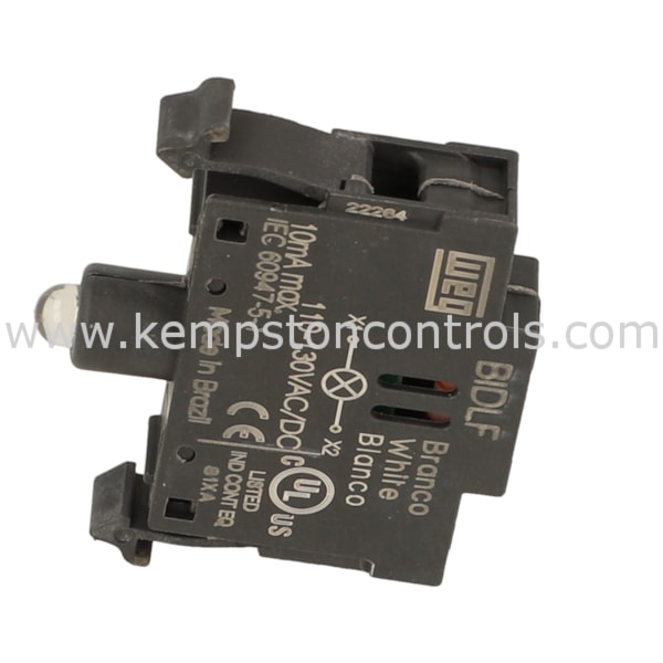 WEG CSW-BIDLF-0E10 WEG ILLUMINATION BLOCK, 110-130VAC/DC, WHITE LED ...