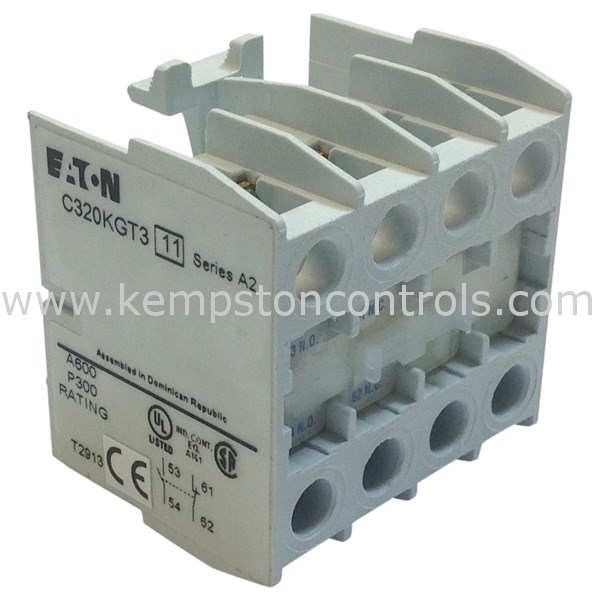 Eaton C320KGT3 TOP MOUNT AUX BLOCK NO NC | Kempston Controls