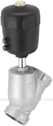 Burkert 00186721 BURKERT 2/2 WAY ANGLE SEAT VALVE, PNEUMATICALLY OPERATED, 16 BAR, NC, G1/2 ...