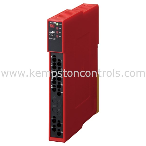 Omron G9SE-201-DC24 CONFIGURABLE SAFETY RELAY, DUAL CHANNEL, 24 V DC, 2 ...