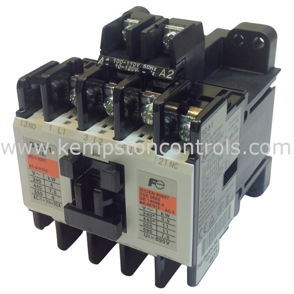 Fuji SC51-1A1B/100 SC-5-1 AC100V 1A1B CONTACTOR 1N/O+1 N/C AUX (11KW AC3 380/440V) | Kempston ...