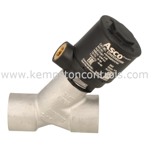 ASCO E290D0310SA0000 ASCO ANGLE SEAT VALVE, 2 WAYS, NORMALLY CLOSED ...