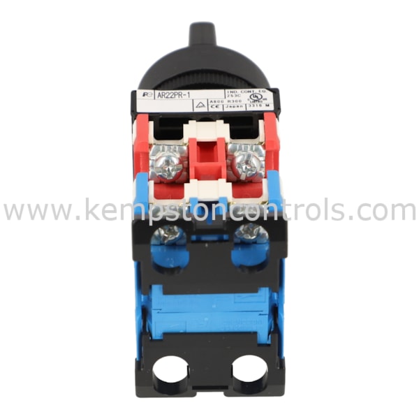 Fuji AR22PR-122B FUJI SELECTOR SWITCH, 3 POS SPRING RETURN 2NO+2NC ...